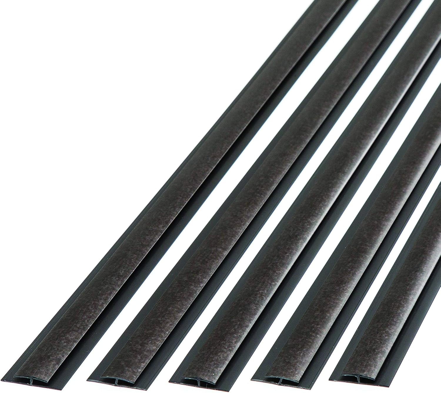 FASÄDE 47 in. Decorative Vinyl Divider Trim Smoked Pewter (5 Pack ...