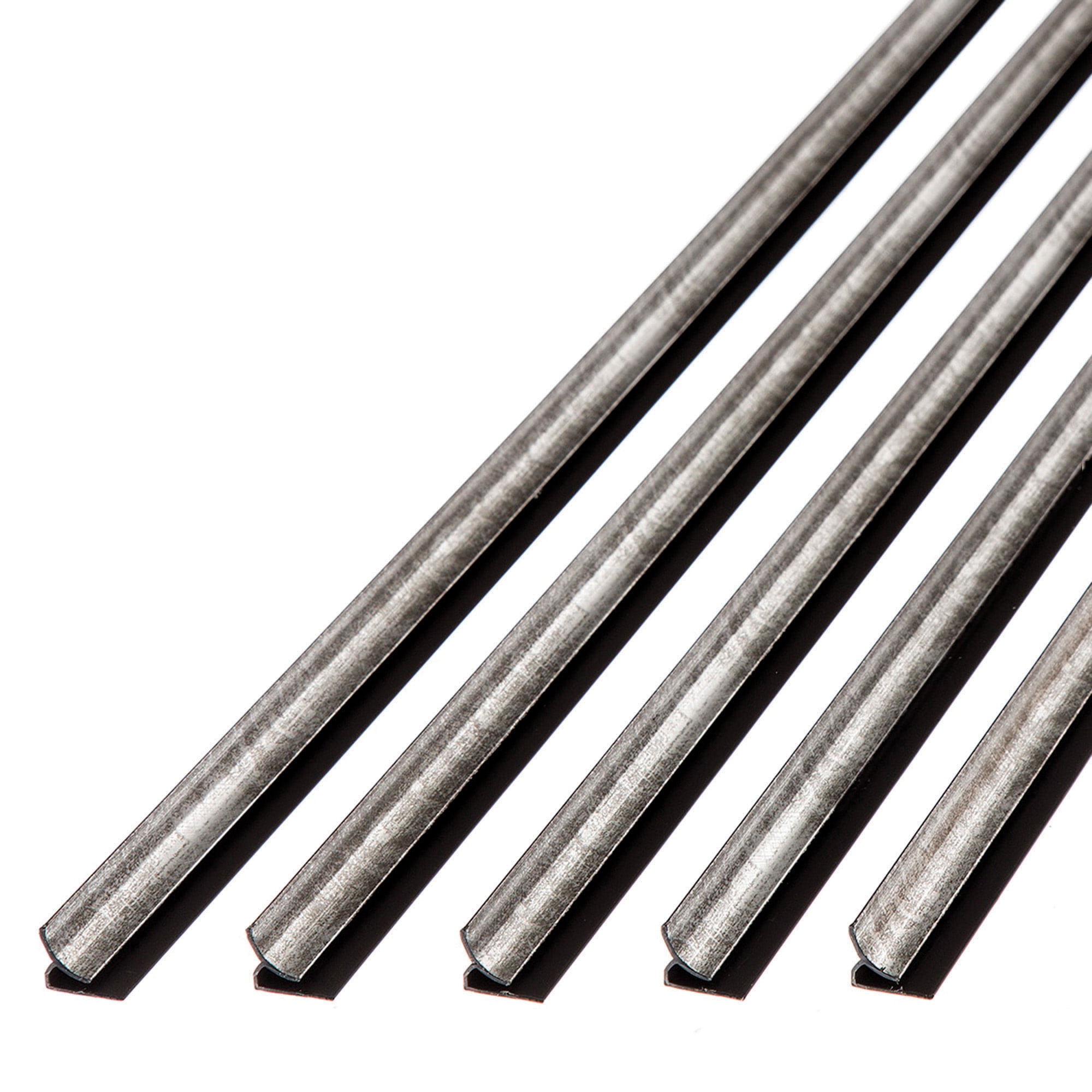 FASÄDE 47 in. Decorative Vinyl Inside Corner Trim in Crosshatch Silver ...