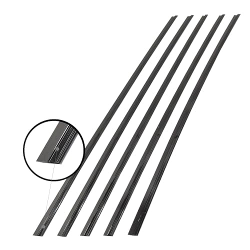 FASÄDE 47 in. Decorative Vinyl J Trim in Brushed Onyx (5 Pack ...