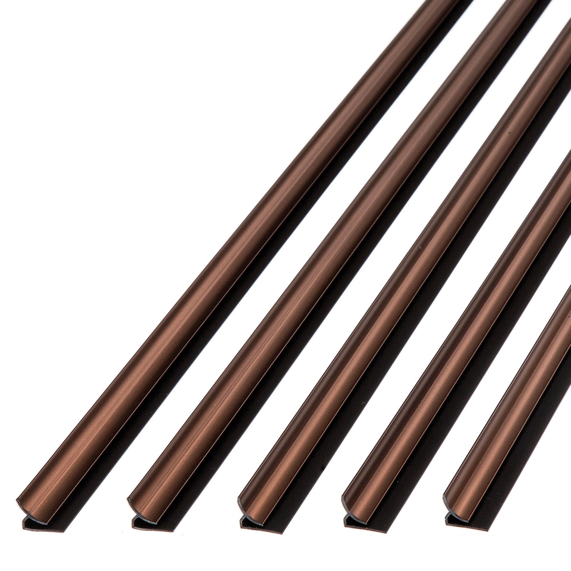 FASÄDE 47 in. Decorative Vinyl Inside Corner Trim in Oil Rubbed Bronze ...