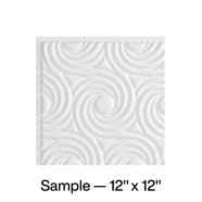 261-Ridged Metal 2 ft. x 2 ft. PVC Lay-in Ceiling Tile in Old Tin Roof ...