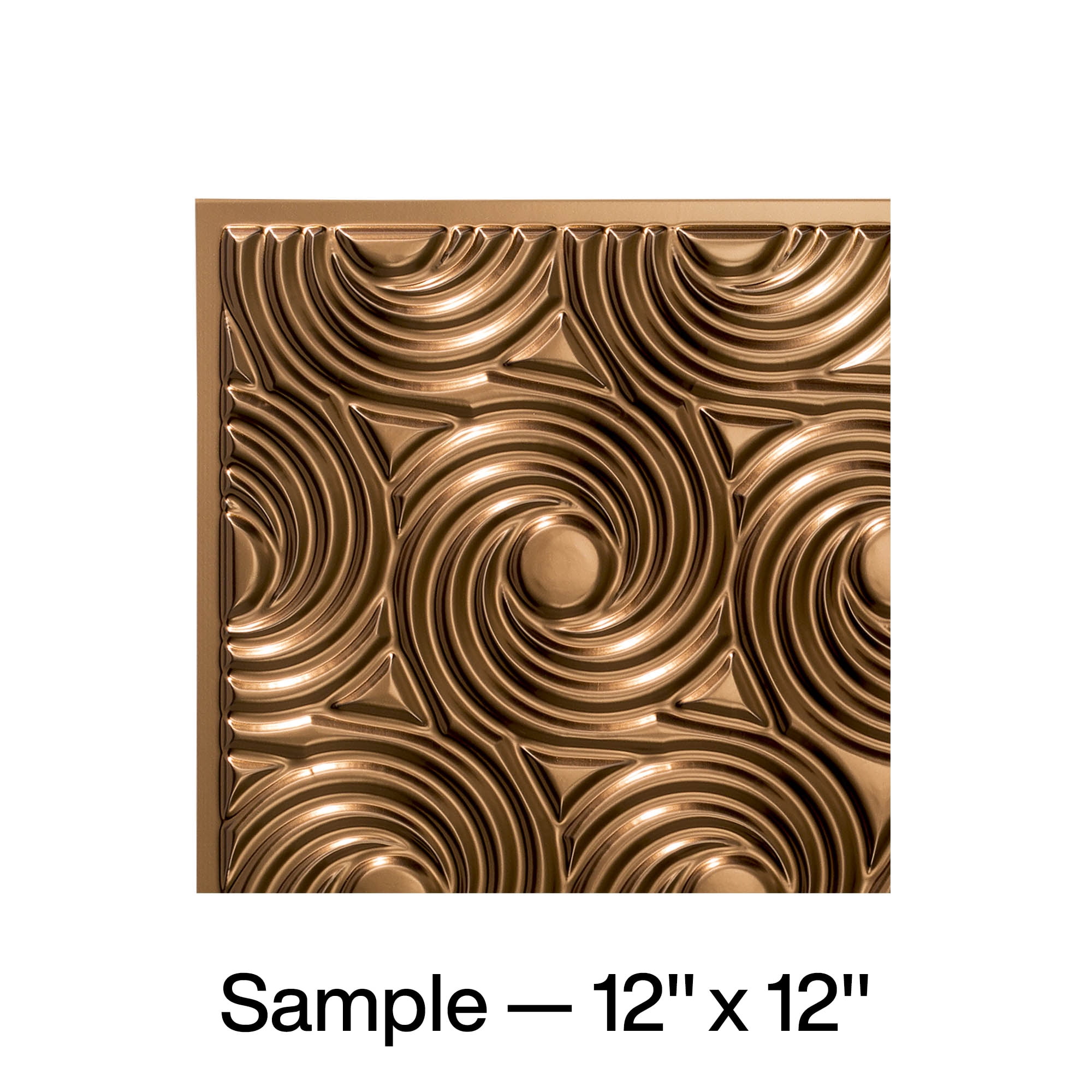 FASÄDE Cyclone Decorative Vinyl Glue Up Ceiling Panel in Oil Rubbed ...