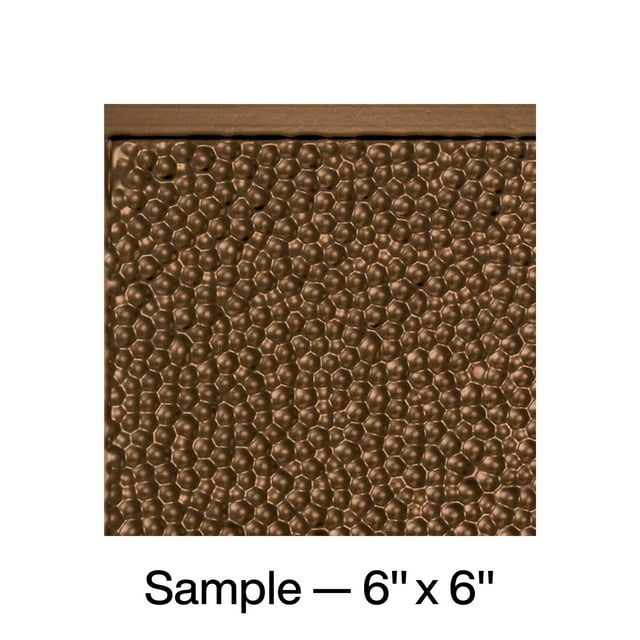 FASÄDE Hammered Decorative Vinyl Backsplash Panel in Oil Rubbed Bronze ...