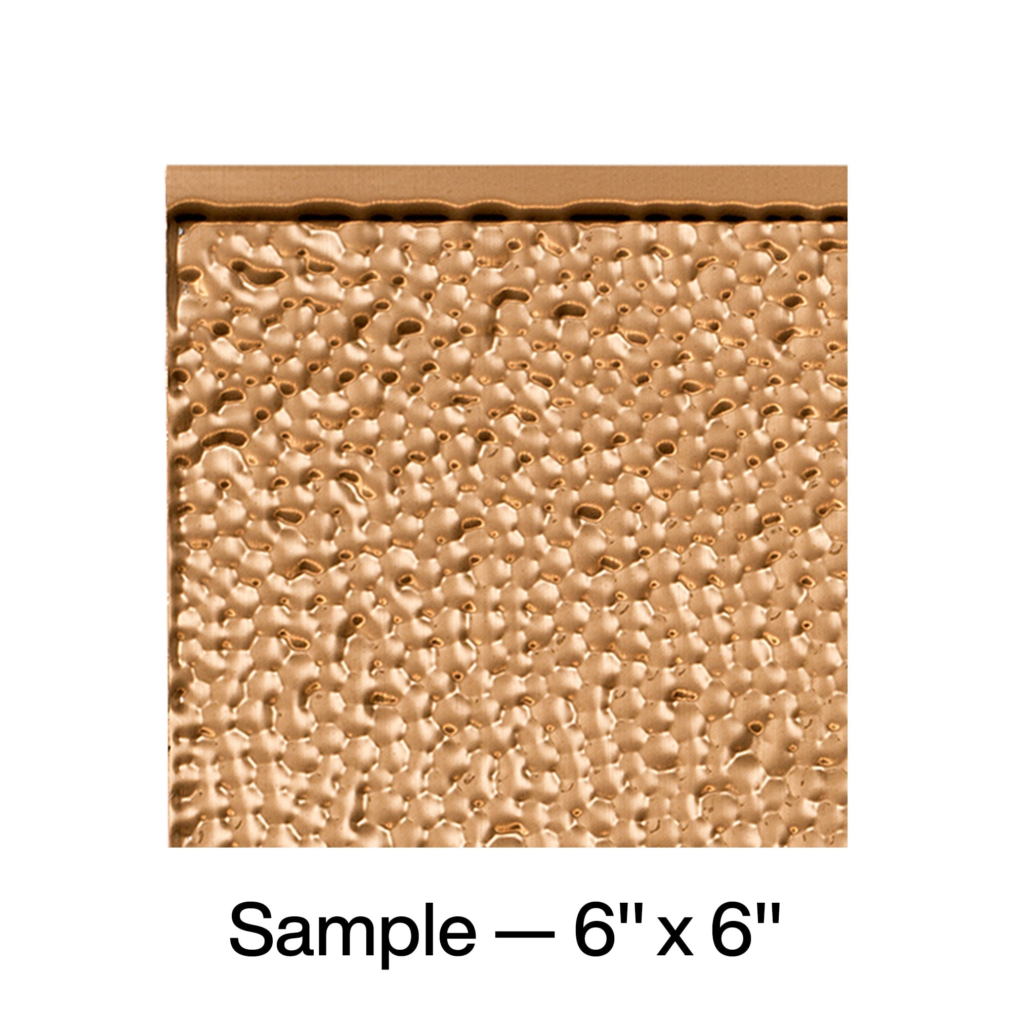 FASÄDE Hammered Decorative Vinyl Backsplash Panel in Polished Copper ...