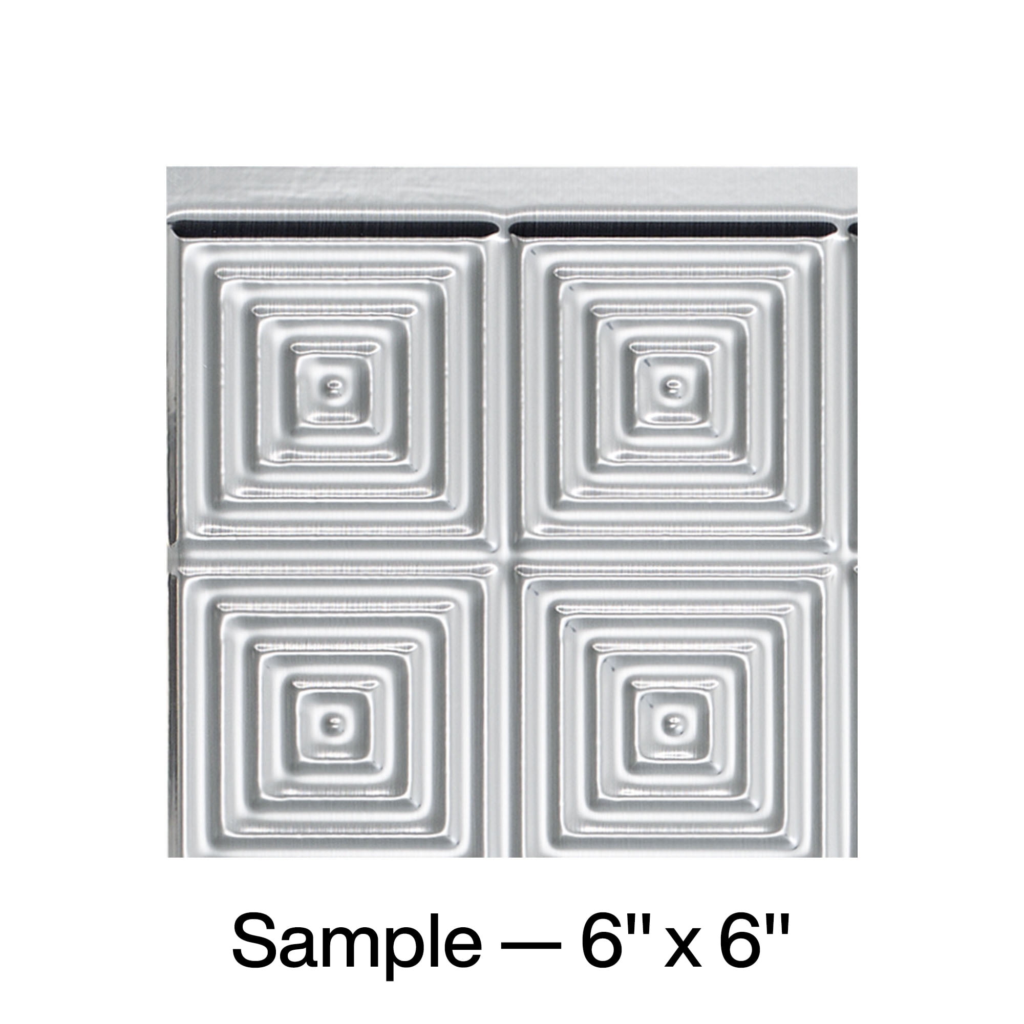 FASÄDE Miniquattro Decorative Vinyl Backsplash Panel in Brushed ...