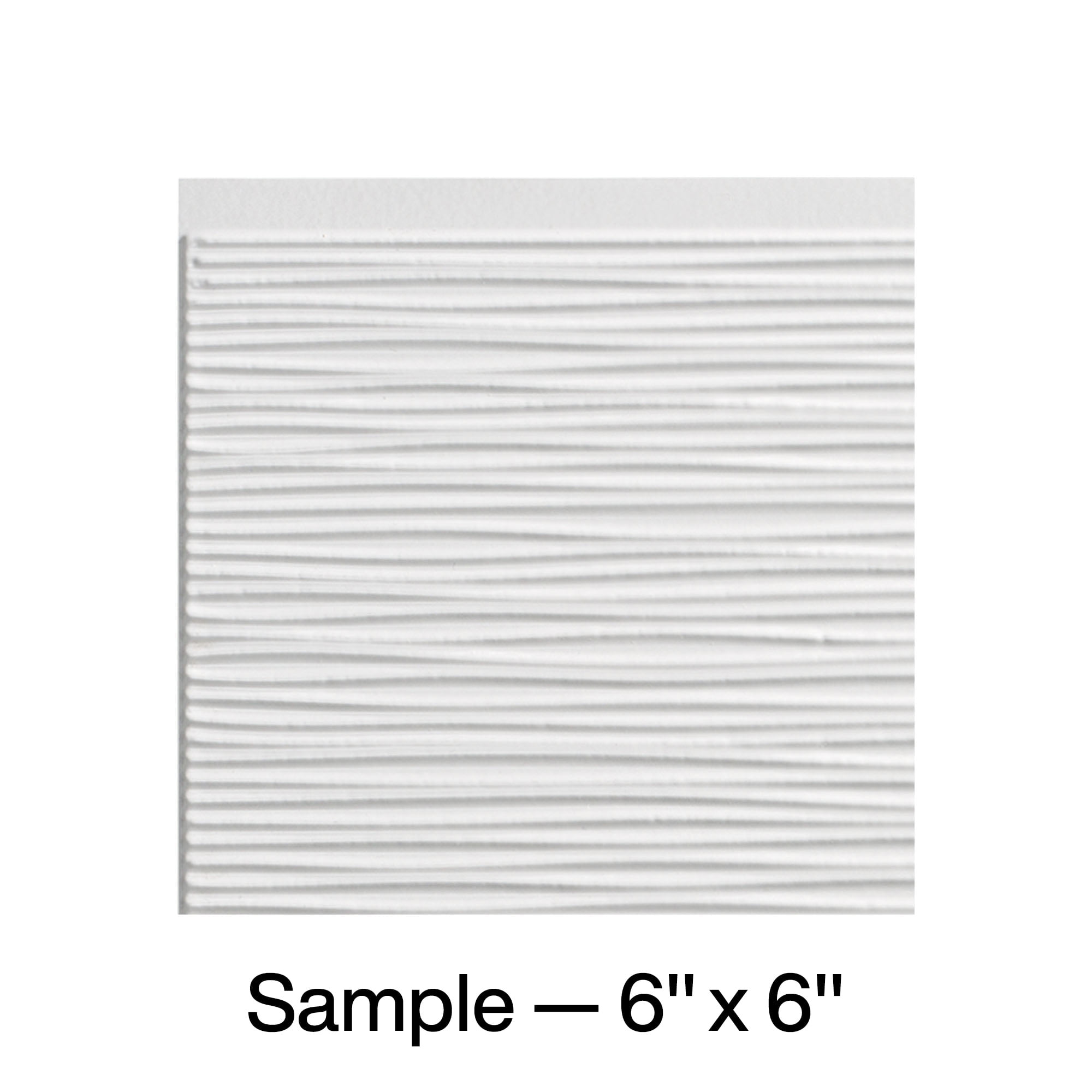FASÄDE Ripple Decorative Vinyl Backsplash Panel in Gloss White (6X6 ...