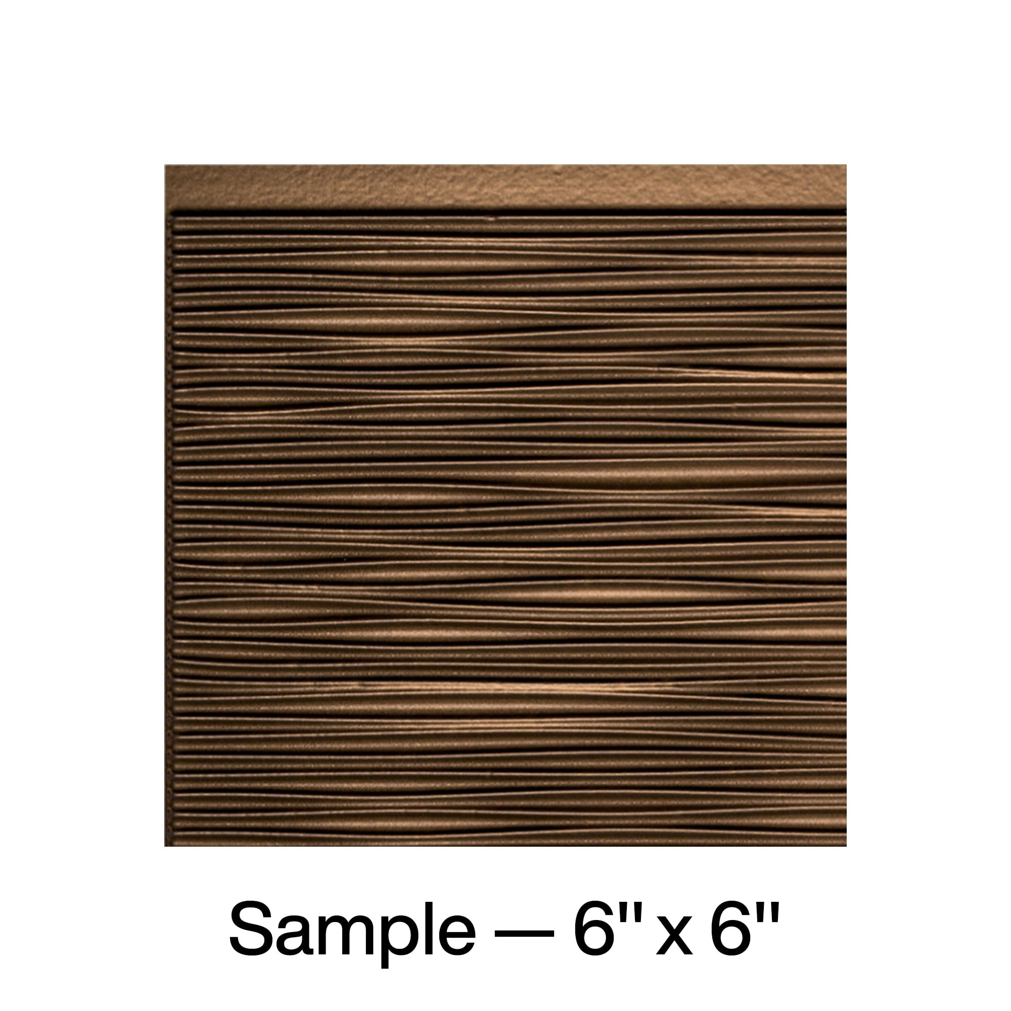 FASÄDE Ripple Decorative Vinyl Backsplash Panel in Oil Rubbed Bronze ...