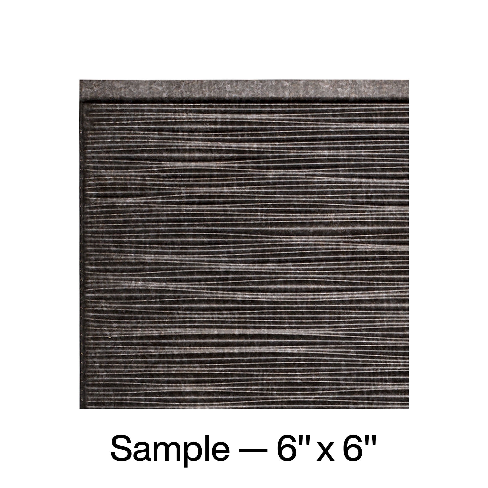 FASÄDE Ripple Decorative Vinyl Backsplash Panel in Smoked Pewter (6X6 ...