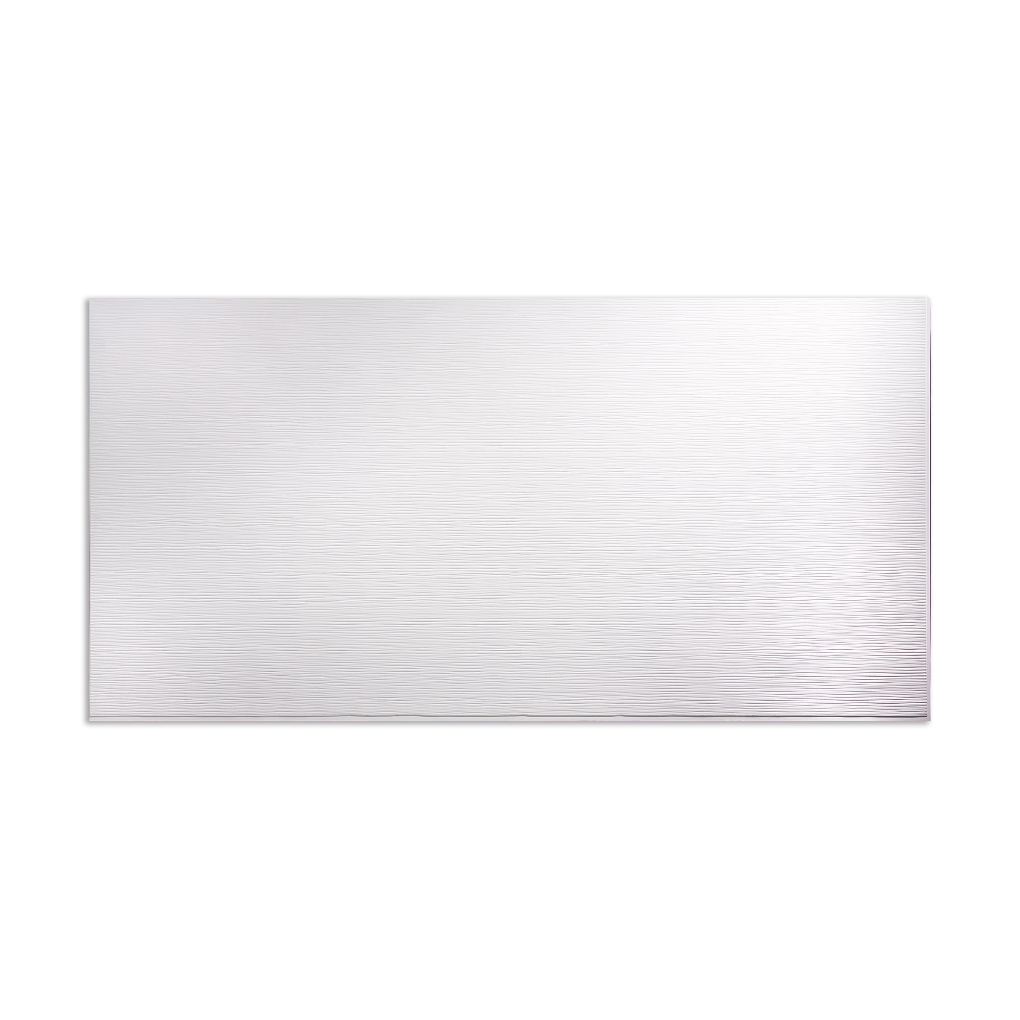 FASÄDE Ripple Horizontal 4-foot x 8-foot PVC Wall Panel in Gloss White ...