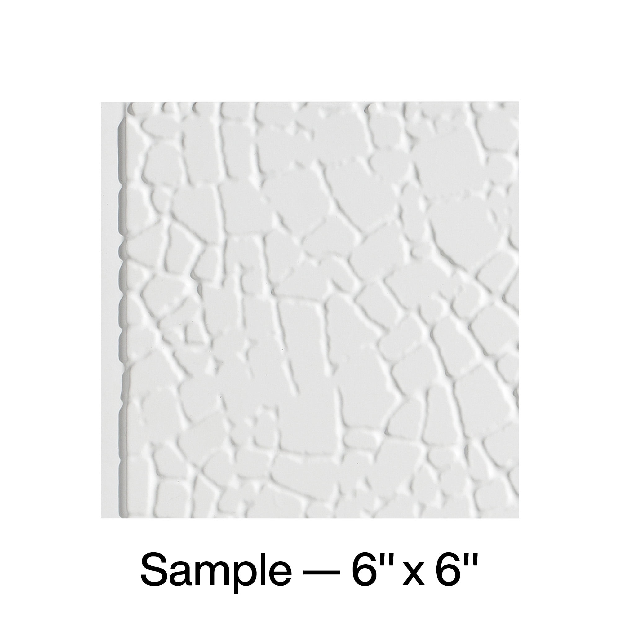 FASÄDE Safari Decorative Vinyl Backsplash Panel in Matte White (6X6 ...