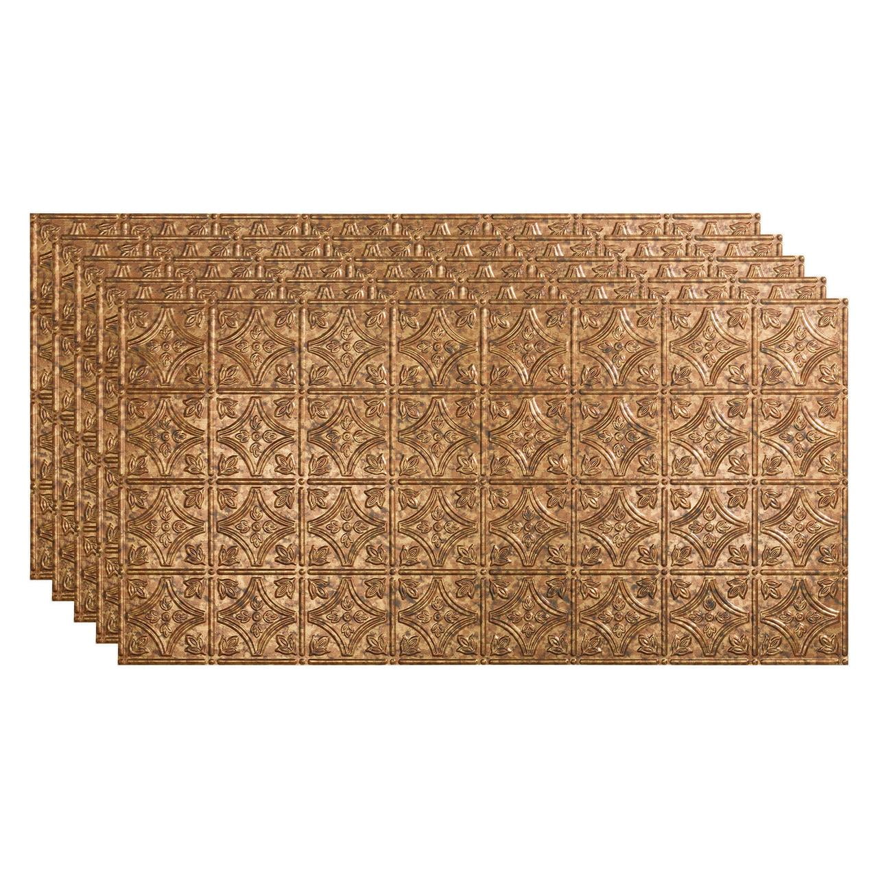 FASÄDE Traditional Style/Pattern 1 Decorative Vinyl 2ft x 4ft Glue Up ...