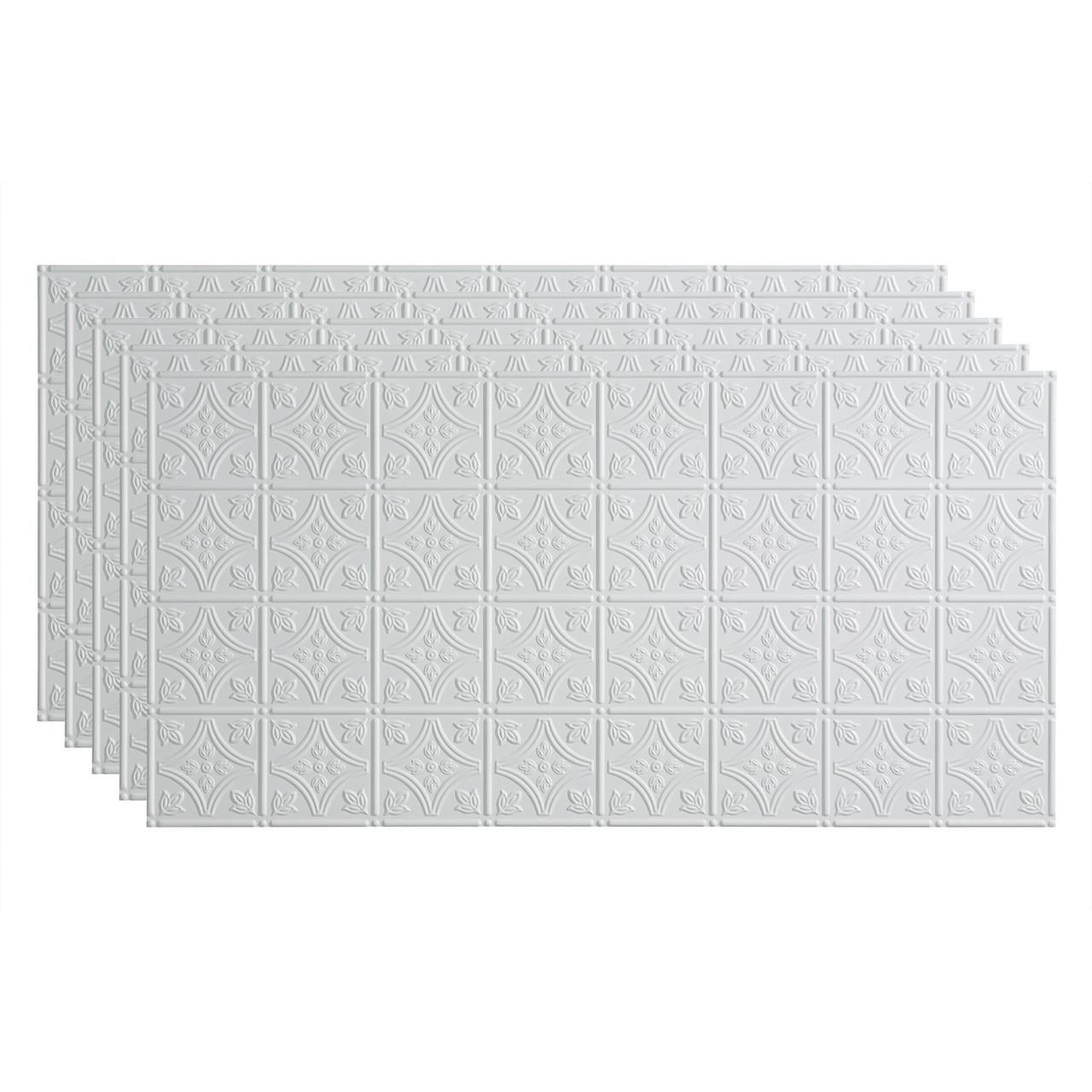 FASÄDE PVC Adhesive Ceiling Tiles, Traditional Style, 2ft x 4ft, Gloss ...