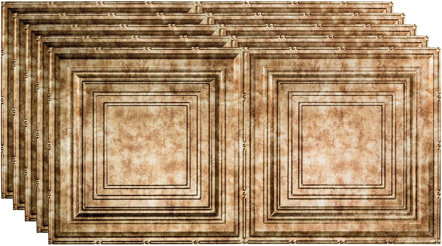 FASÄDE Traditional Style/Pattern 3 Decorative Vinyl 2ft x 4ft Glue Up ...