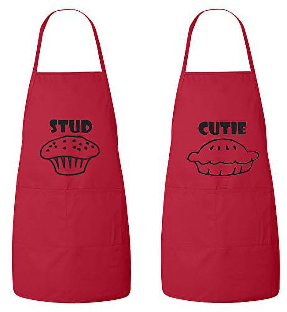 FASCIINO Set of Stud Muffin and Cutie Pie His and Hers Chef Couples ...