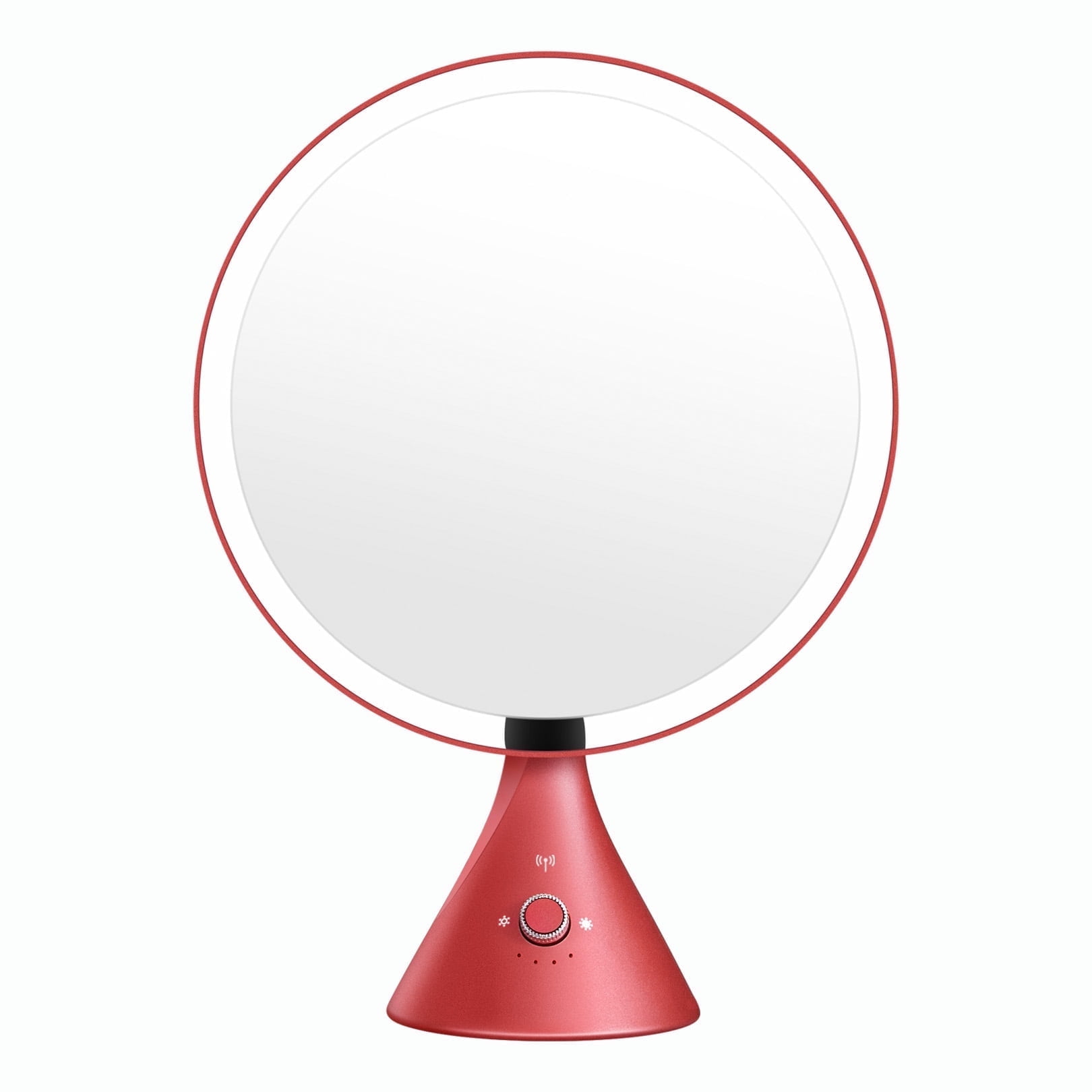 FASCINATE 9" Round Sensor Freestanding Makeup Mirror with Lighted, x1 ...
