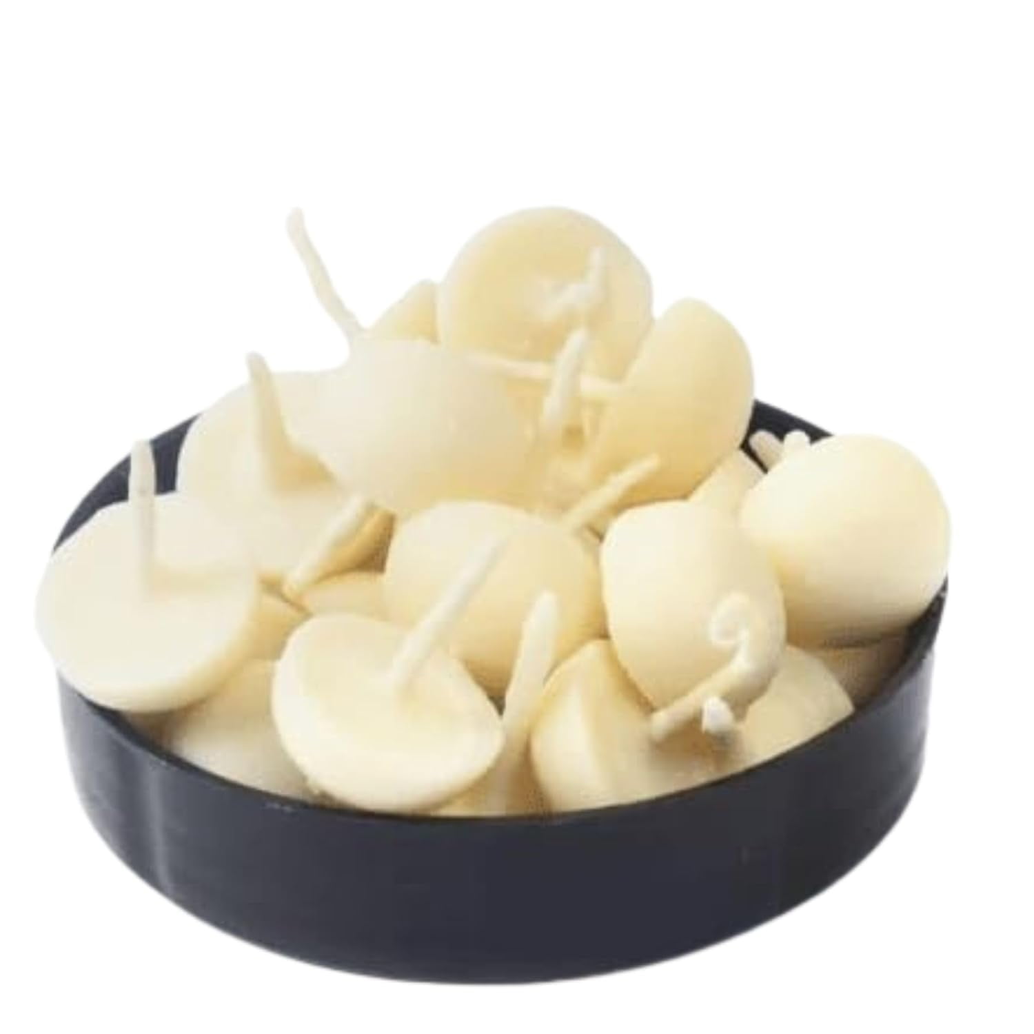 FASHCRAFTS Vanaspati-Ghee White Color Ghee Diya Set of 100 Gift for ...