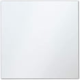 FASHENG 30"x30" Frameless Square Bathroom Wall Mirror, Beveled Edge ...