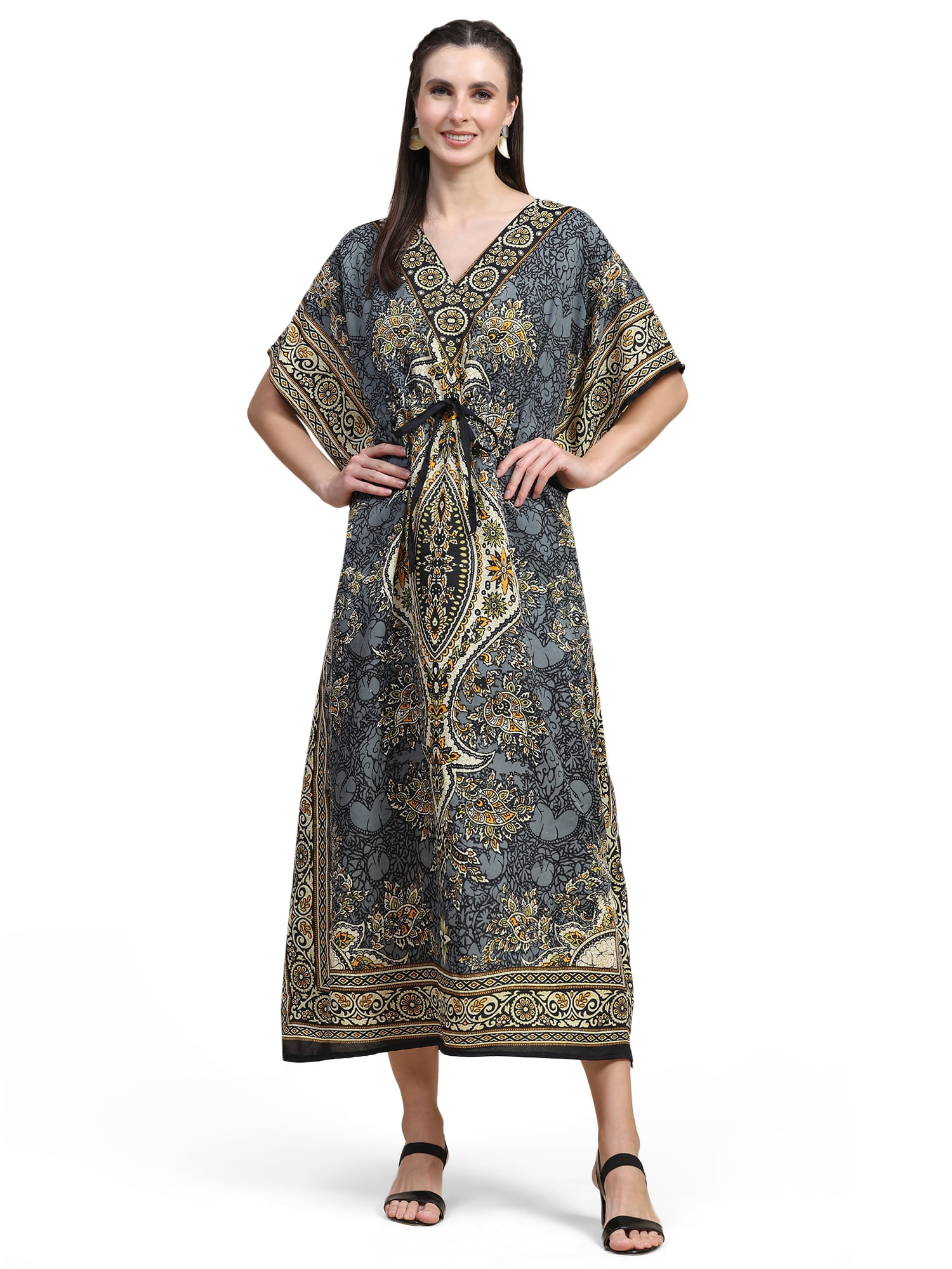 FASHIENT Kaftan Dresses for Women Stylish Caftans plus size Beach Cover ...