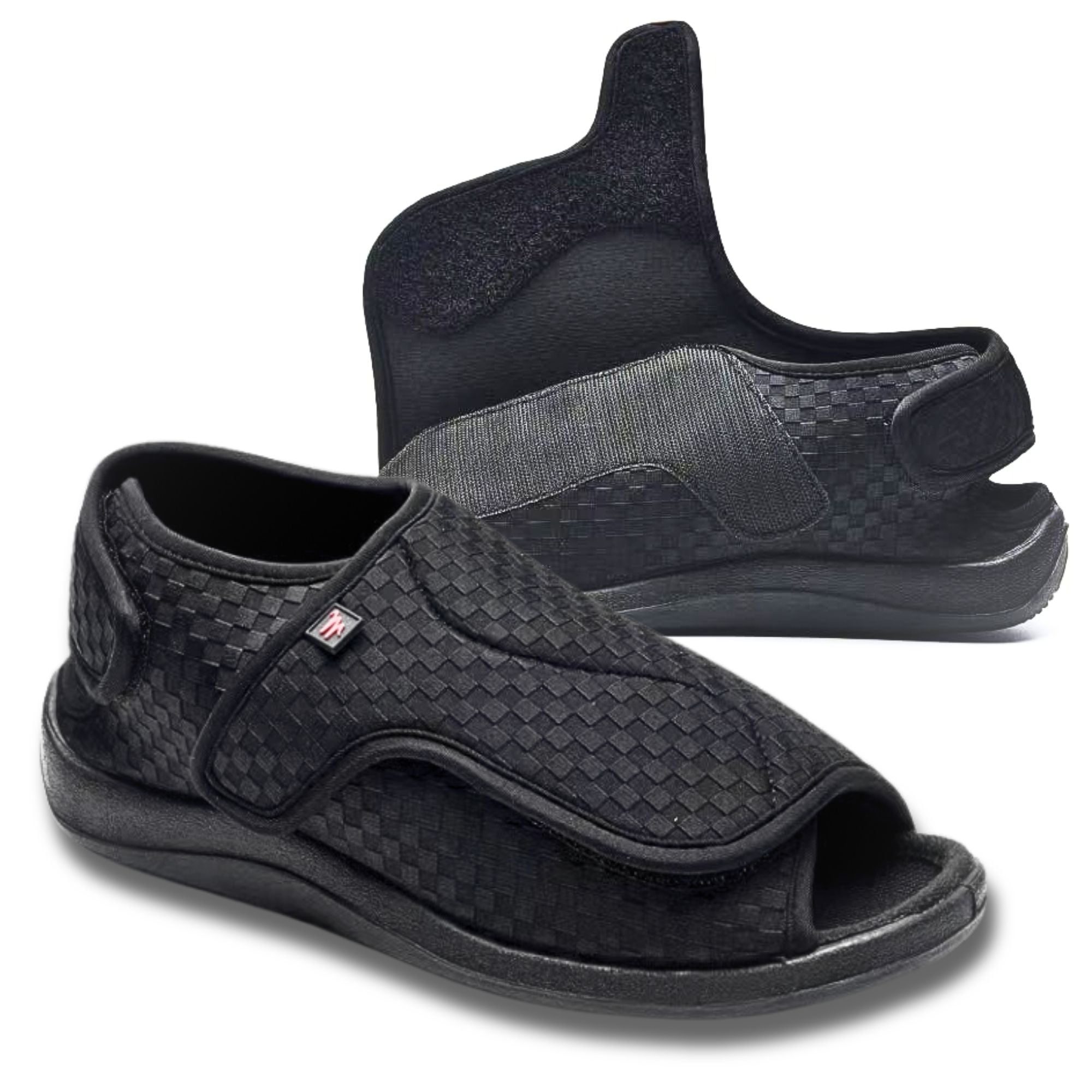 FASHIONBANANA Men's Hiking Sandals Wide Comfy Warm Open Toe Breathable ...