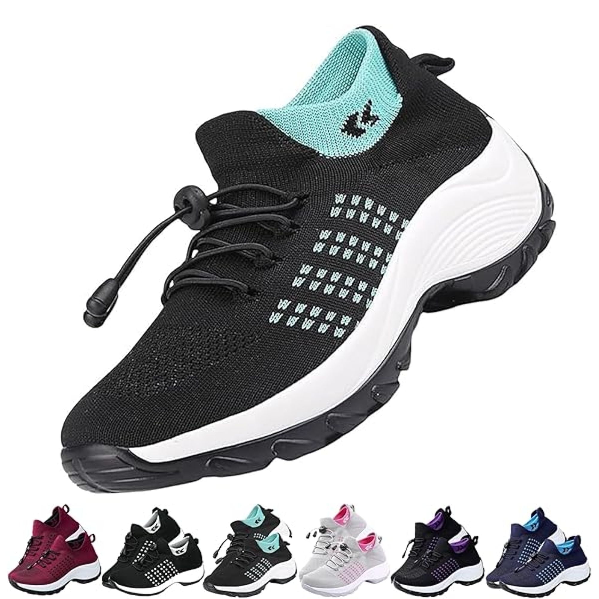 CHICVOMEY Orthopedic Shoes for Women's Arch Support Sneakers Breathable ...