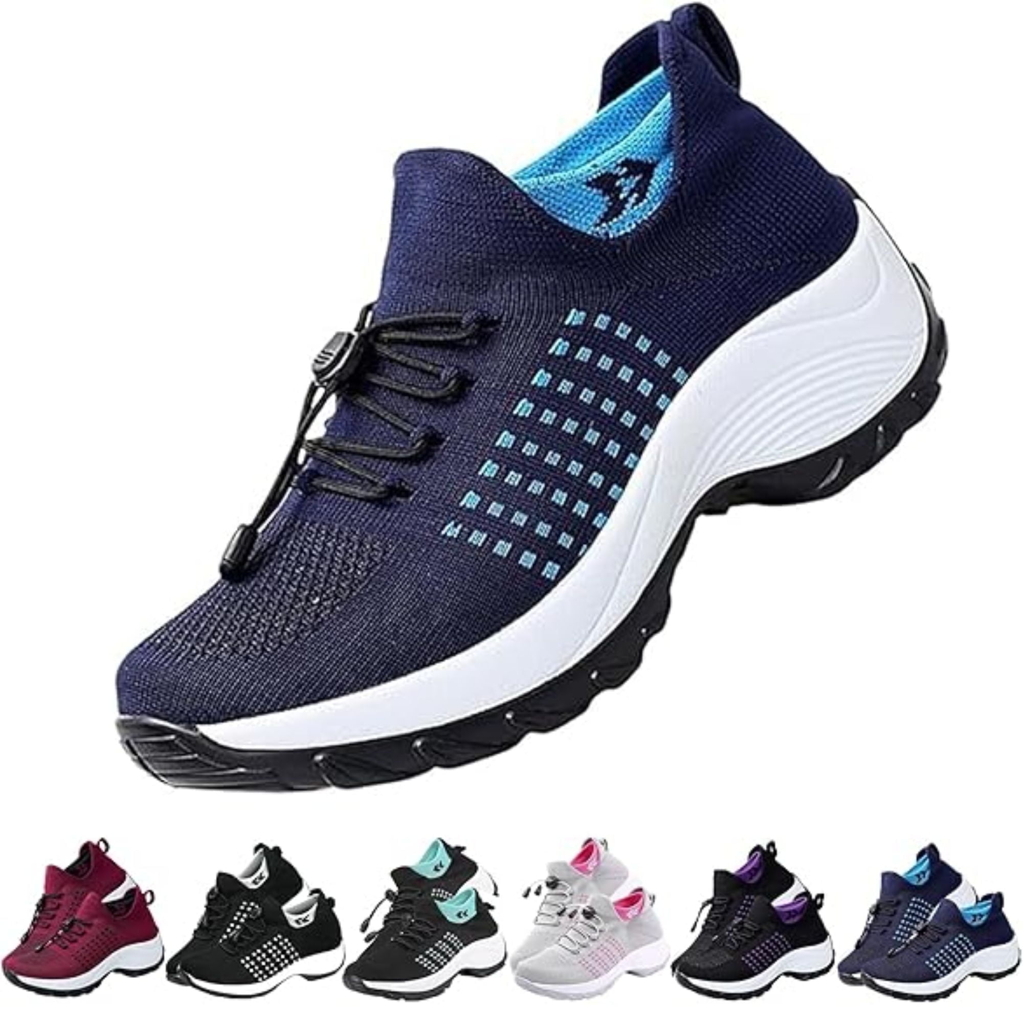 CHICVOMEY Orthopedic Shoes for Women's Arch Support Sneakers Breathable ...