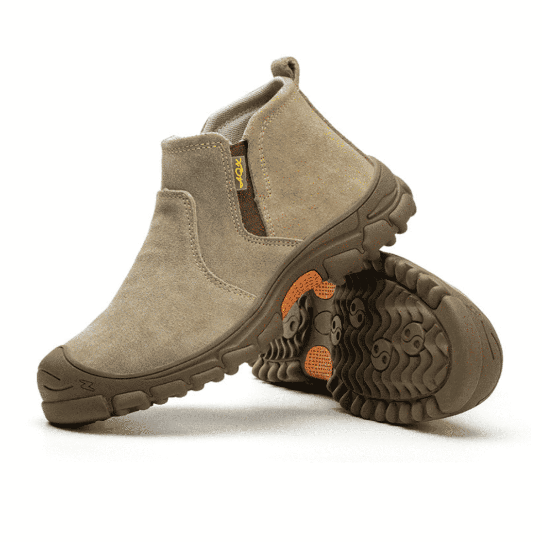 CHICVOMEY Work Boots for Men Slip on Welding Boots Indestructible Steel ...