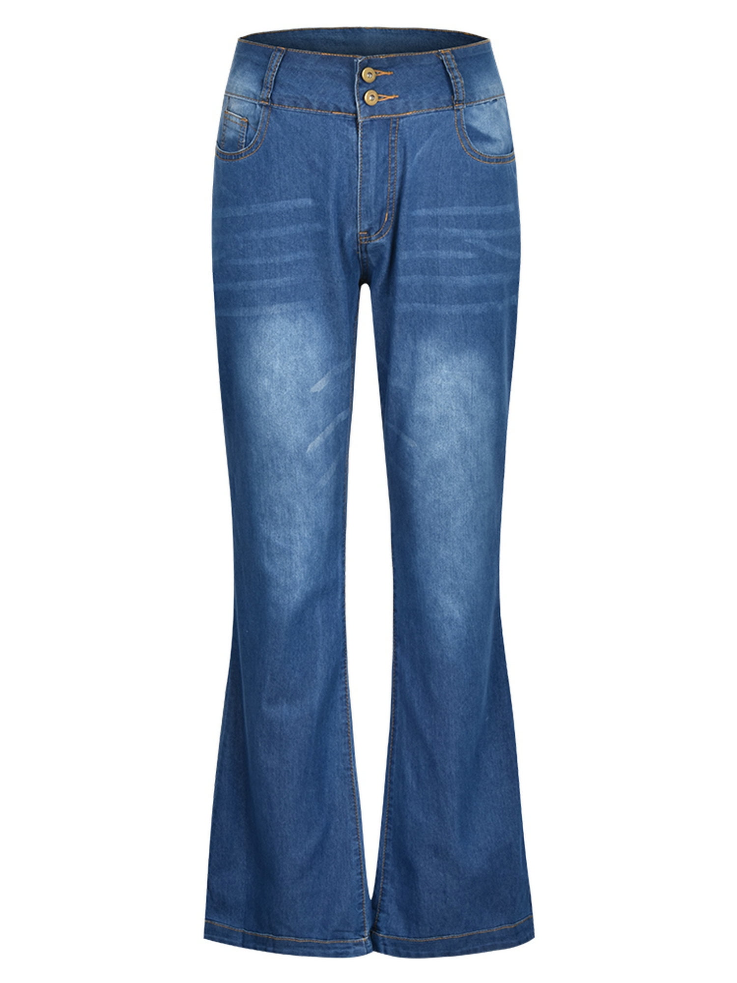 FASHIONWT Women Denim Jeans Washed Jeans Workplace Jeans Casual Full ...