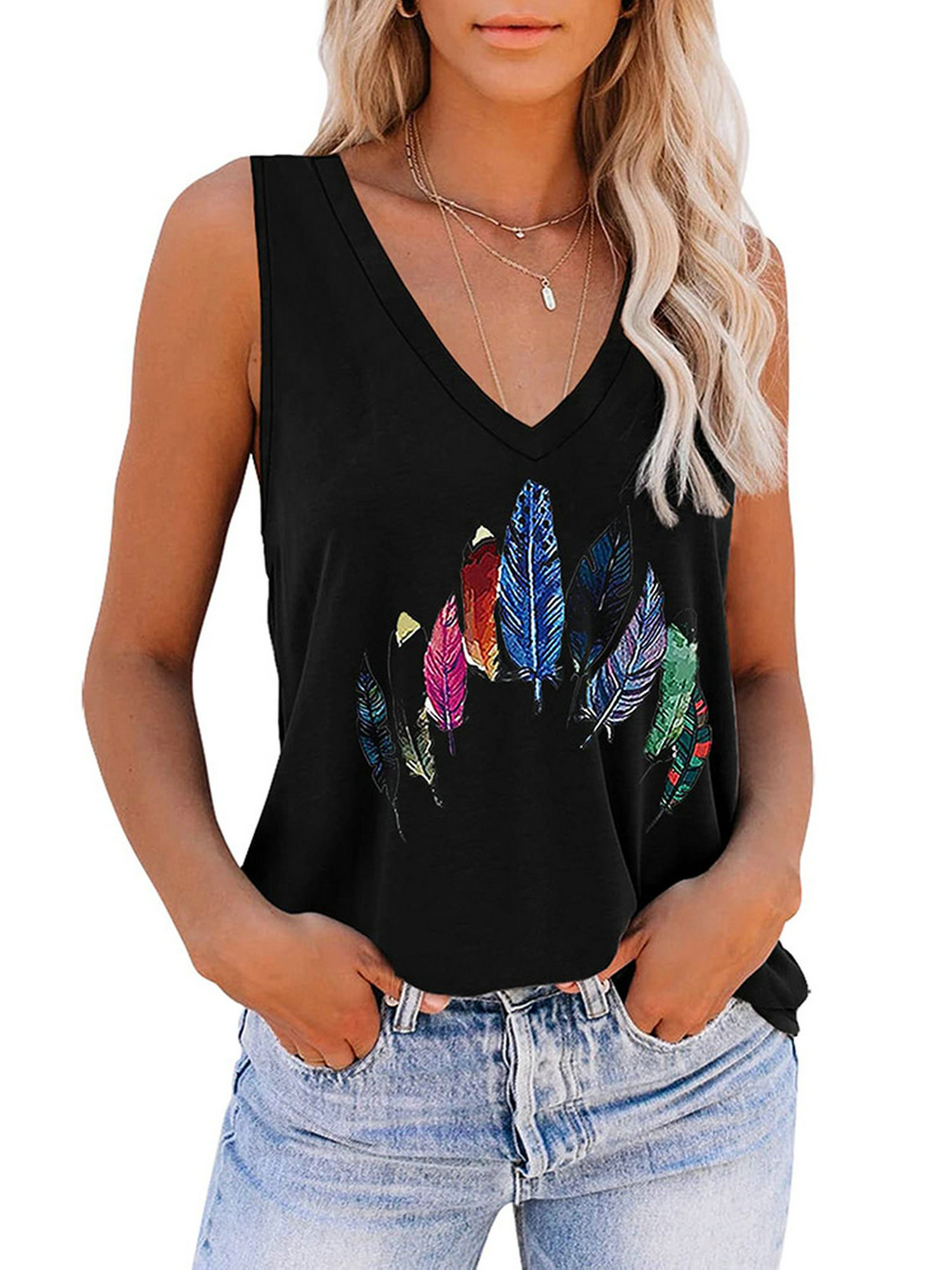 FASHIONWT Women Summer Sleeveless Sexy Tank Top Streetwear Graphic Vest ...