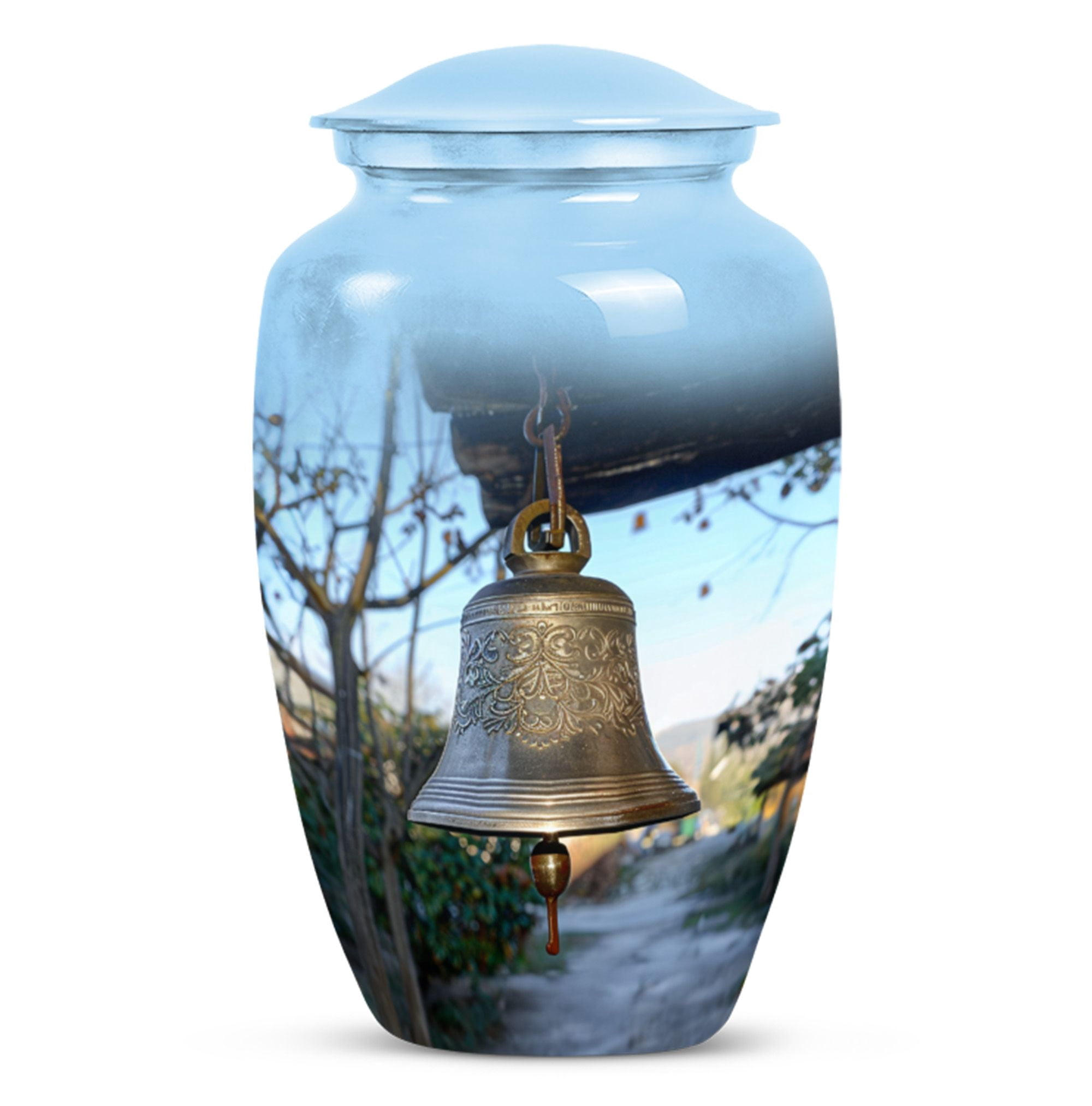 FASHIONZAADI Bell Urns For Human Ashes Adult Man, Large Urns For Ashes ...