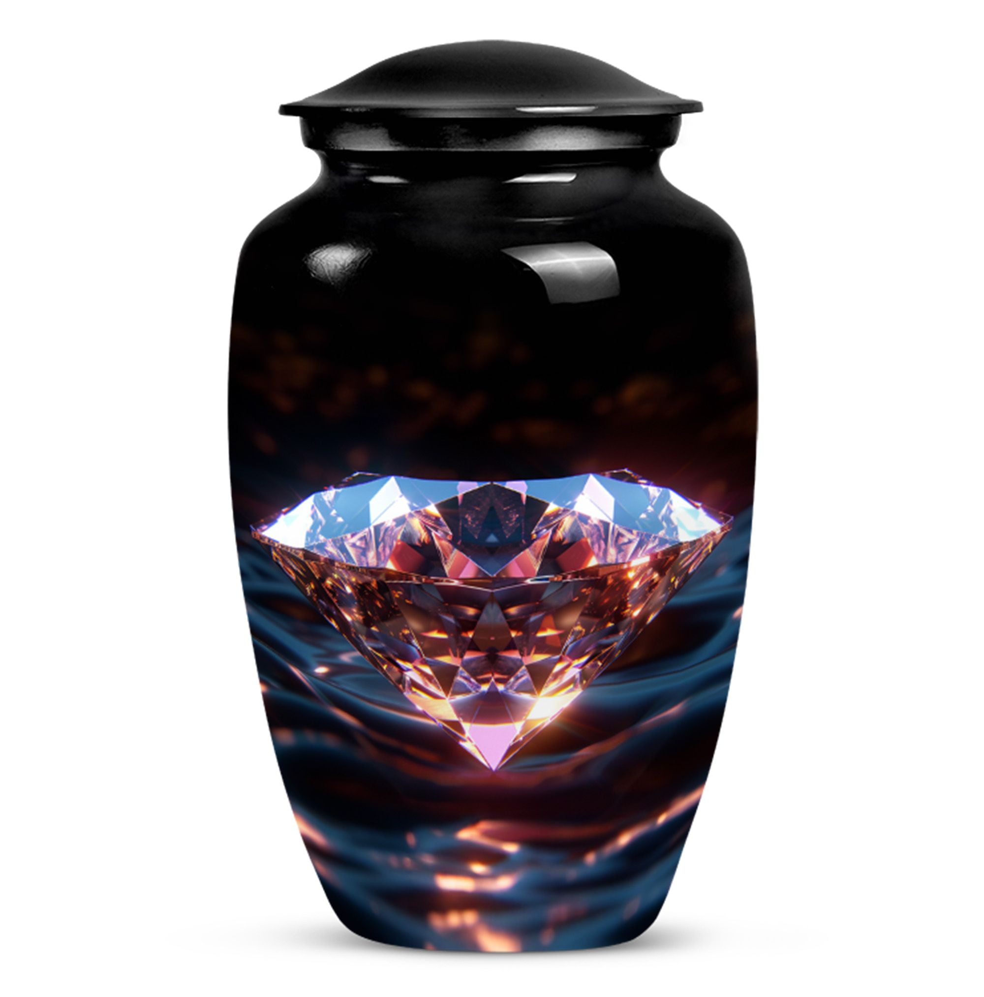 FASHIONZAADI Diamond Cremation Urns For Ashes Adult Male & Female, 10 ...