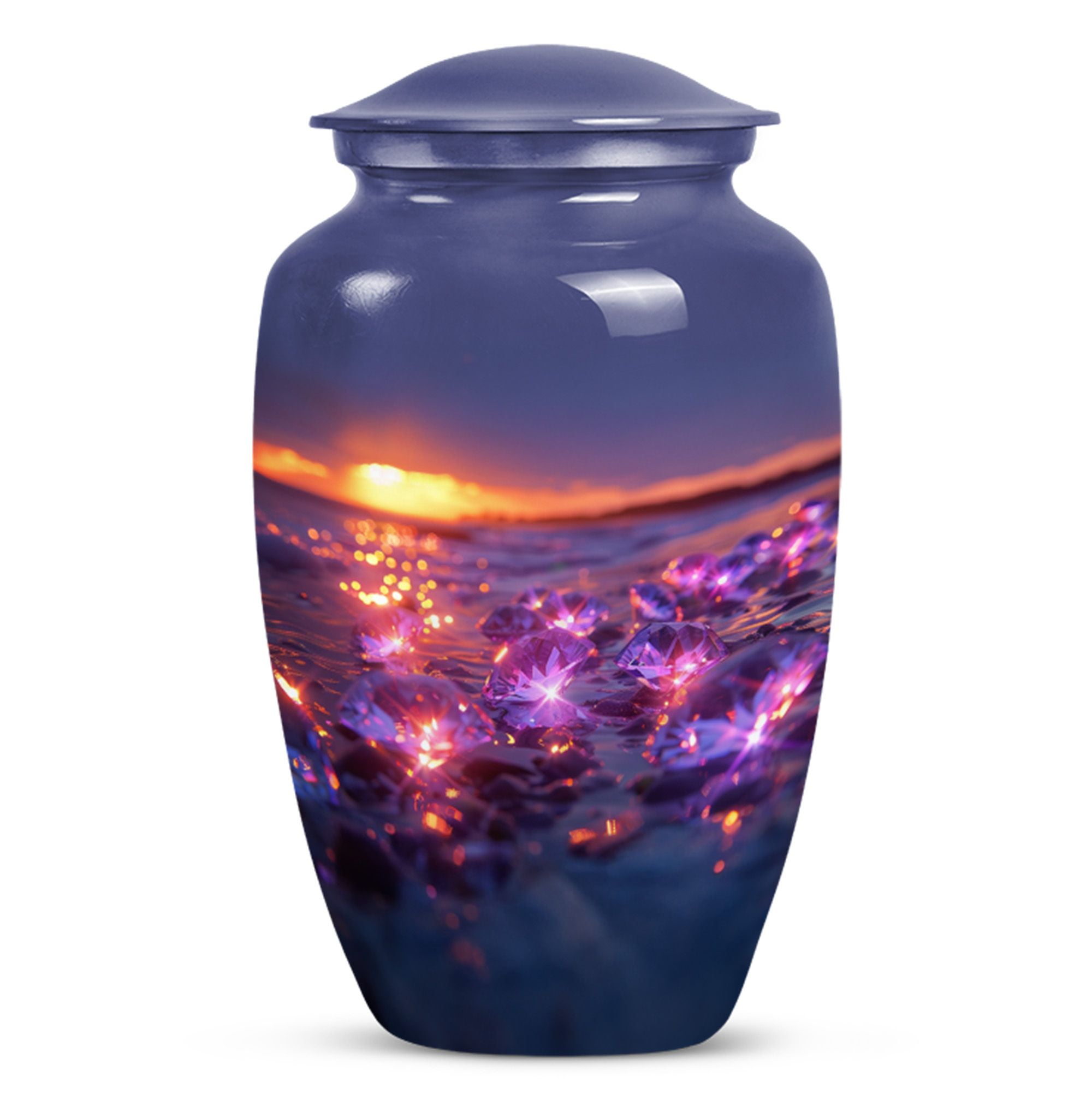 FASHIONZAADI Diamond Memorial Urns For Ashes, Large Funeral Urns For ...