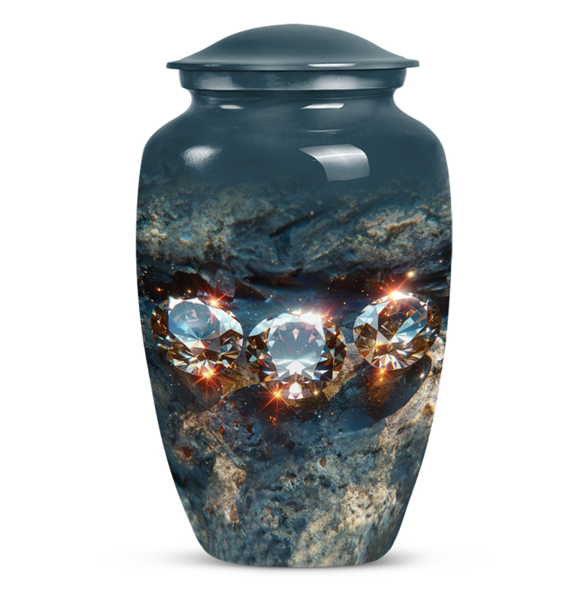 FASHIONZAADI Diamond Memorial Urns For Human Ashes Adult Male & Female ...