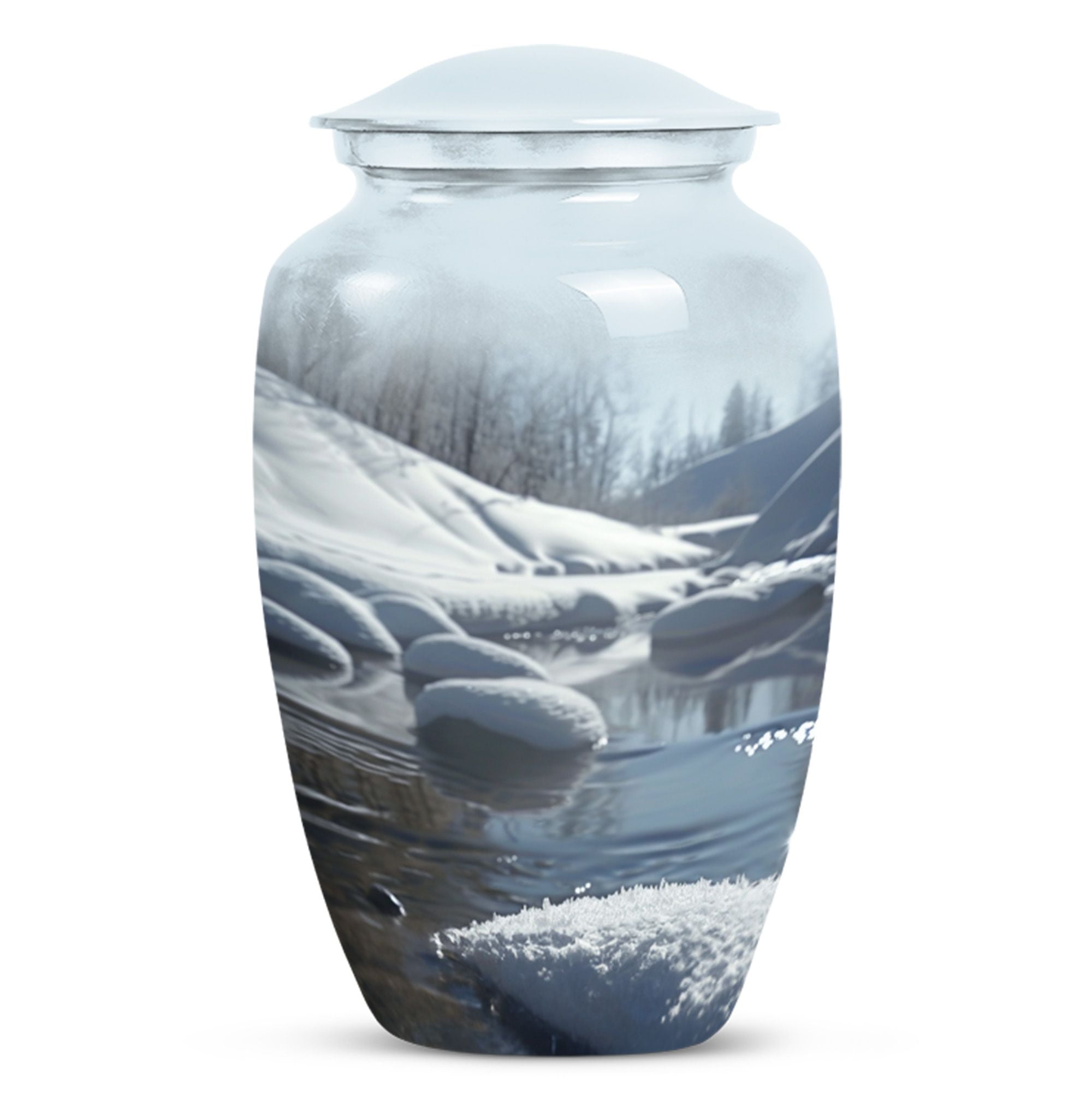 FASHIONZAADI Large Mountains Urn, Decorative Urn For Women, Large Urn ...
