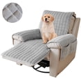 FASHLAZ Durable Couch Cover for Recliner Chair Washable Slipcover with ...