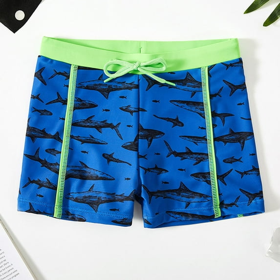 FASHOFT Boys Swim Trunks Hawaiian Printed Swim Board Shorts Quick Dry ...