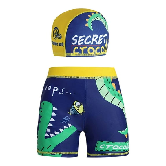 FASHOFT Boys Swim Trunks Quick Dry Cute Shark Print Kid Swim Short for ...