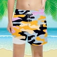 FASHOFT Boys Swim Trunks with Compression Liner Quick Dry Bathing Suit ...