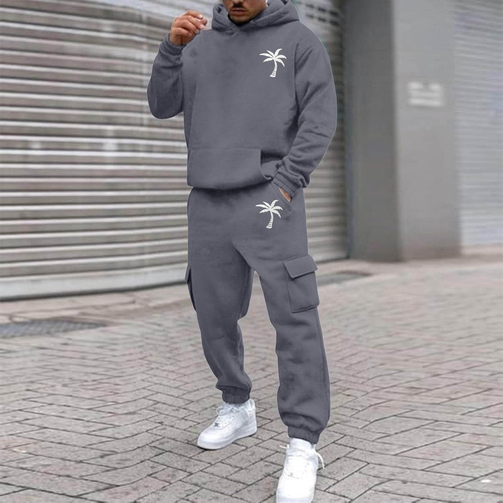 FASHOFT Sweat Suits Men Track Suits Jogging Suit Sweatsuits Sets Mens ...