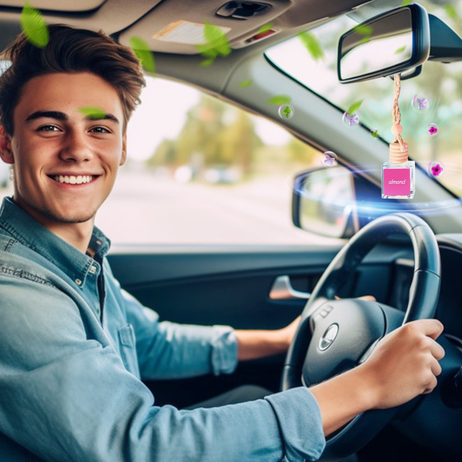 FASIAOU Car Hanging Diffuser Car Diffuser For Aromatherapy Automobile ...