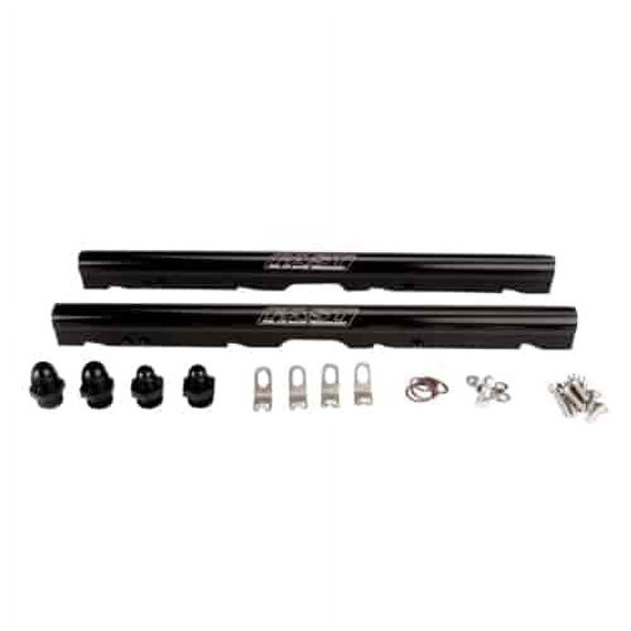 FAST 146035B-KIT LSX Billet Fuel Rail Kit LS1/LS6 Black Anodized ...