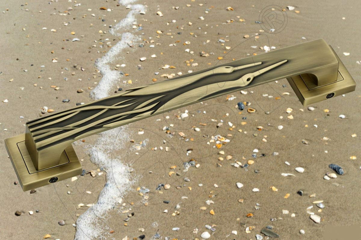 FAST DH96Z 12 Inch Natural Pull Door Handle for Wooden Main Door Safety ...