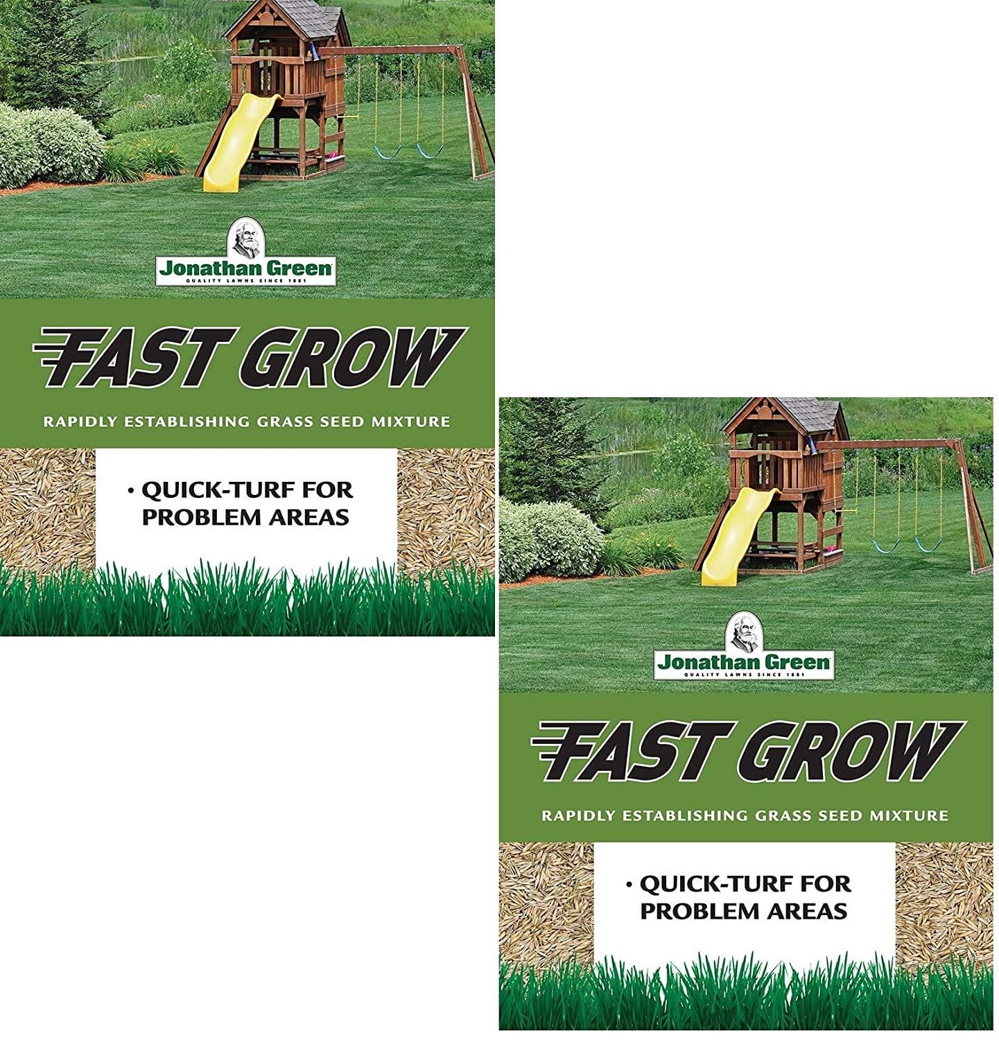 Jonathan Green Fast Grow Grass Seed - Fast-Growing, Shade Tolerant - 3 ...