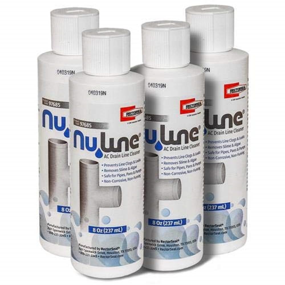 FAST SHIPPING! (4)-Pack HVAC Condensate Nu-Line Drain Cleaner , 8 ounce ...