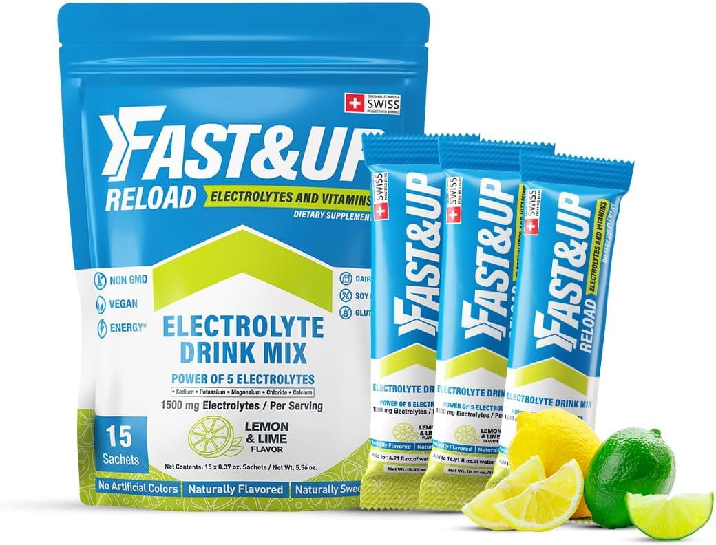 FAST&UP Reload – Lemon & Lime - Refreshing Electrolyte Drink Mix ...