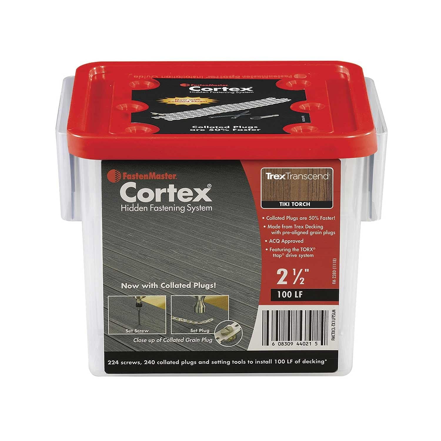 FASTENMASTER Collated Cortex for Trex Transcend Tiki Torch Decking with ...