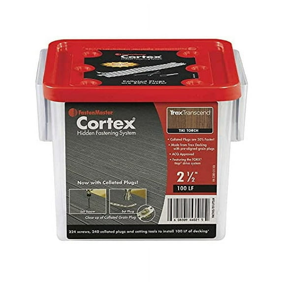FASTENMASTER Collated Cortex for Trex Transcend Tiki Torch Decking with ...