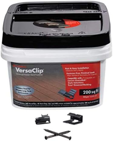 FASTENMASTER FMVC-200 VersaClip 360-Count Black Self-Drilling Clip Deck ...
