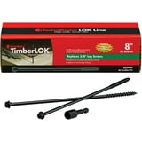 FASTENMASTER TimberLok 8 in. L Hex E-Coat Structural Wood Screws 50 pk ...