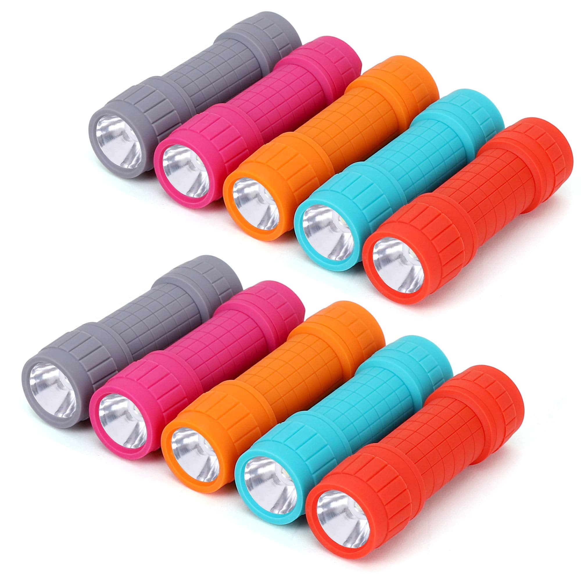 FASTPRO 10-Pack, Super Bright 100-Lumen (1W) LED Mini Flashlight Set ...