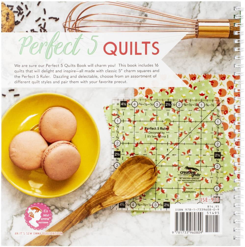 FAT QUARTER SHOP It's Sew Emma Books-Perfect 5 Quilts - Walmart.com